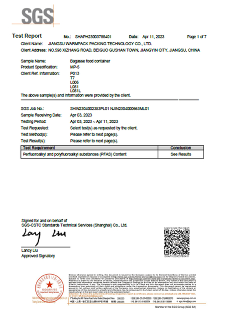 Our Certificates - Warmpack Packaging